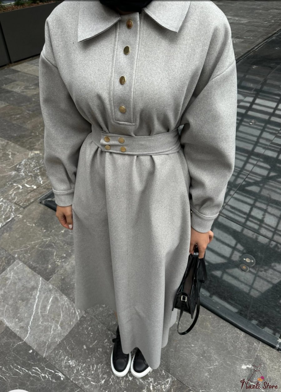 فستان جوخ ناعم -K1762